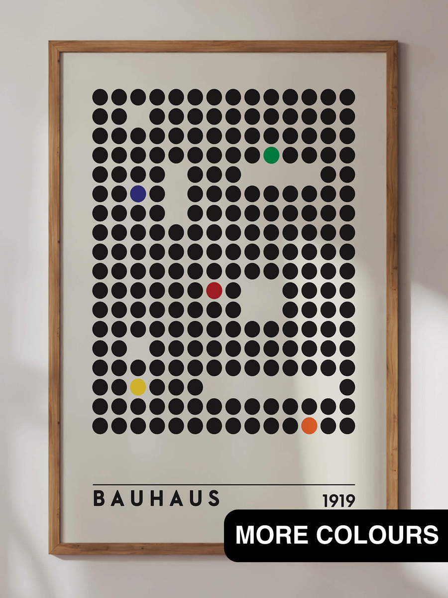 Bauhaus Print | Geometric Poster | EDGE Wall Art
