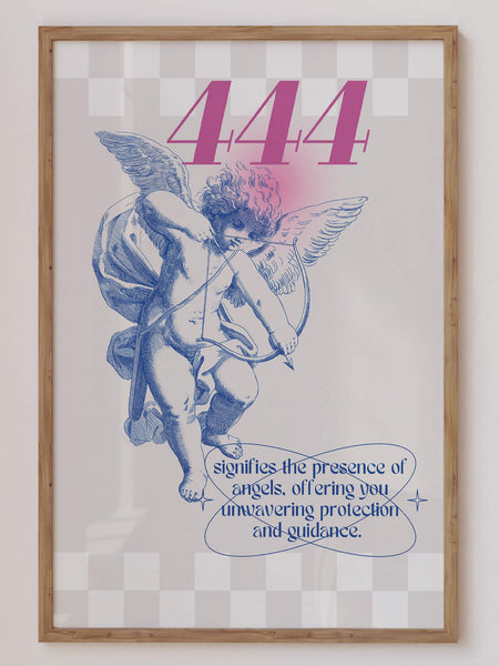 444 Protection Angel Number Bundle Print | Wall art | EDGE Wall Art