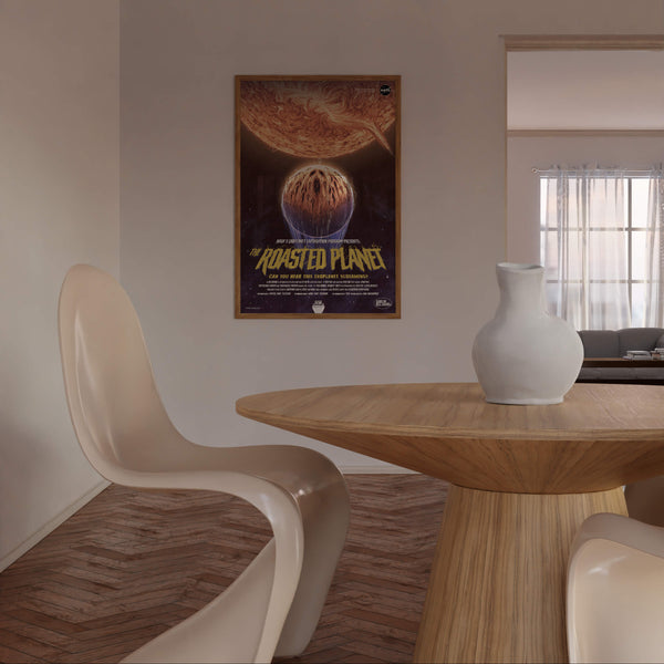 The Roasted Planet Print | NASA Sci-Fi Horror Space Art | Free Shipping ...