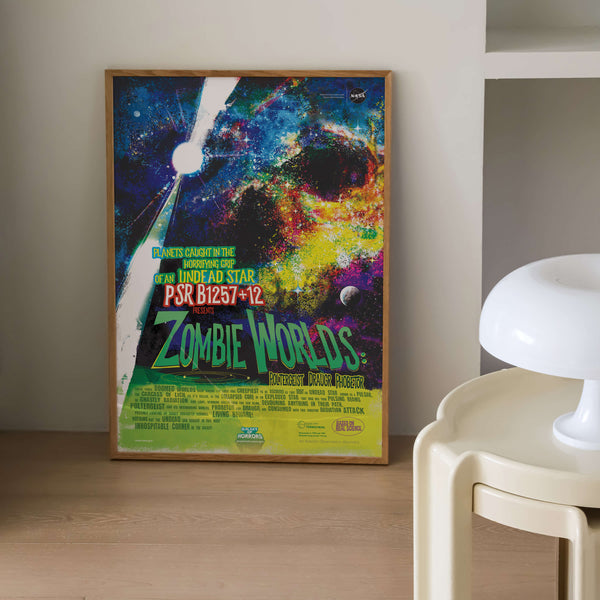 Zombie Worlds Print – NASA Sci-Fi Horror Space Art | Free Shipping ...